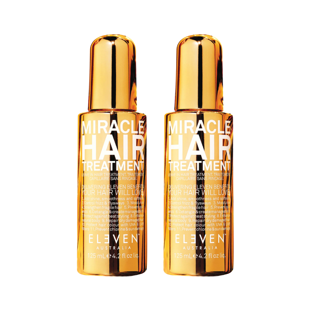 Eleven Miracle Hair Treatment Limited Edition Gold 125ml Duo - Hair ...